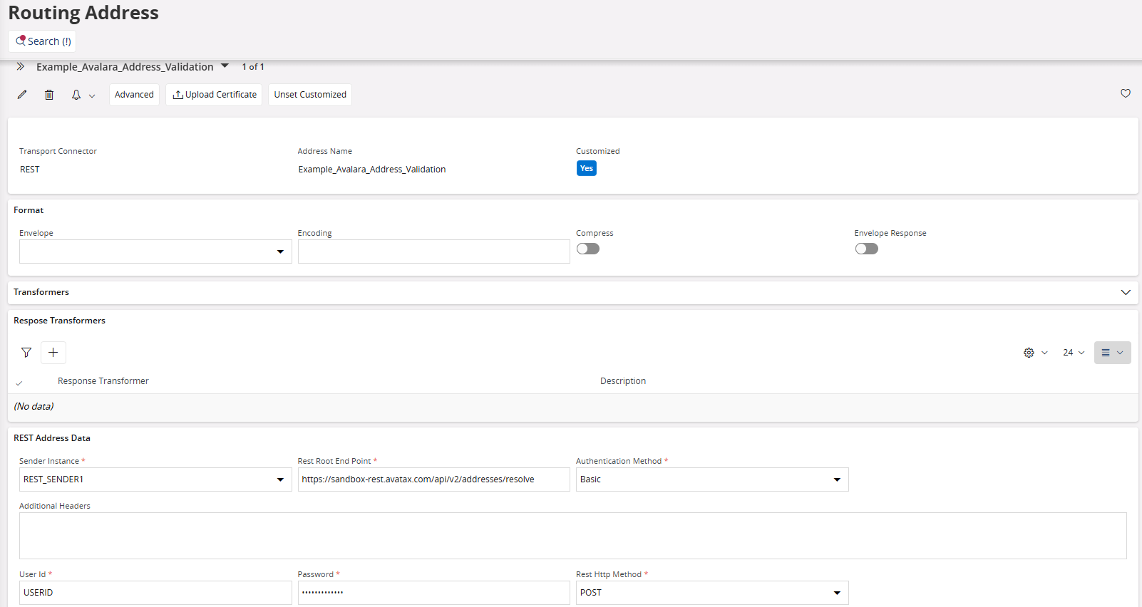 Avalara Sales Tax Installations - Technical Documentation For IFS Cloud