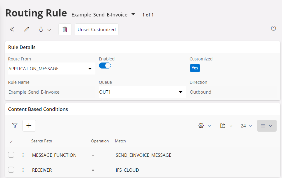 IFS Connect for Sending CTC e-Invoices - Technical Documentation For IFS Cloud