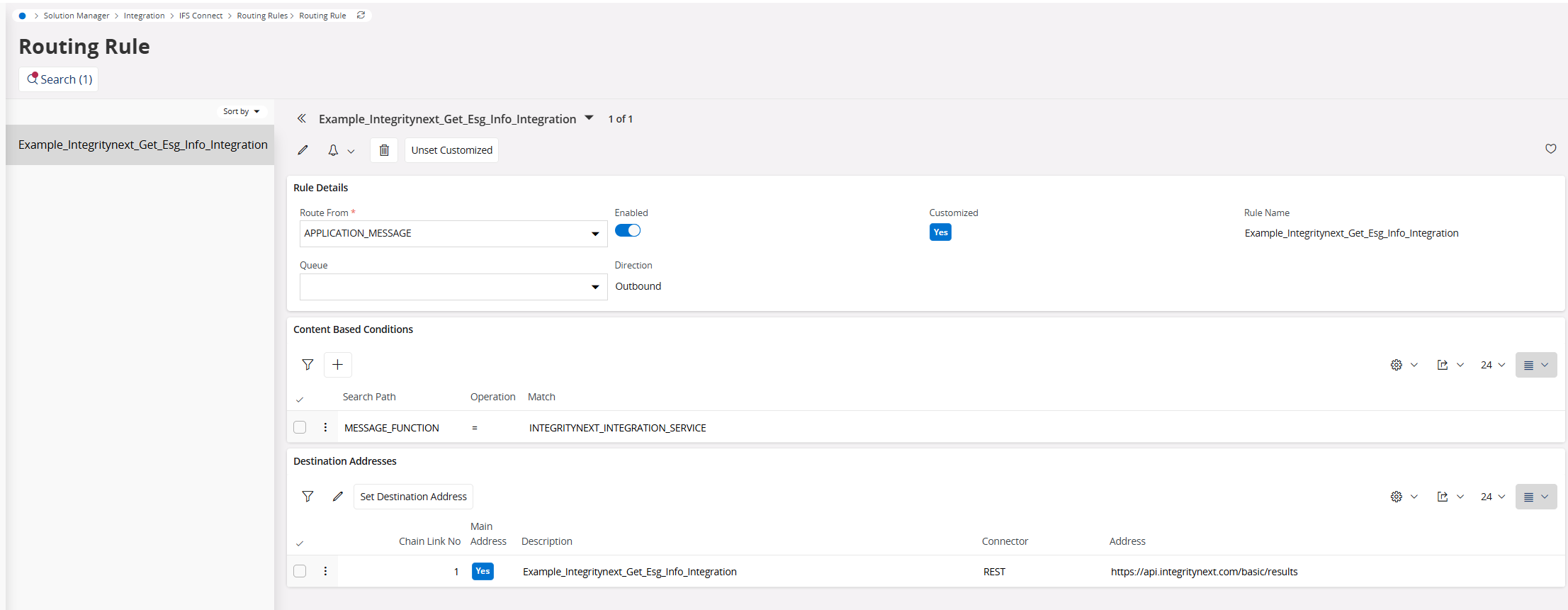 Ifs Connect For Integritynext Integration Technical Documentation For Ifs Cloud