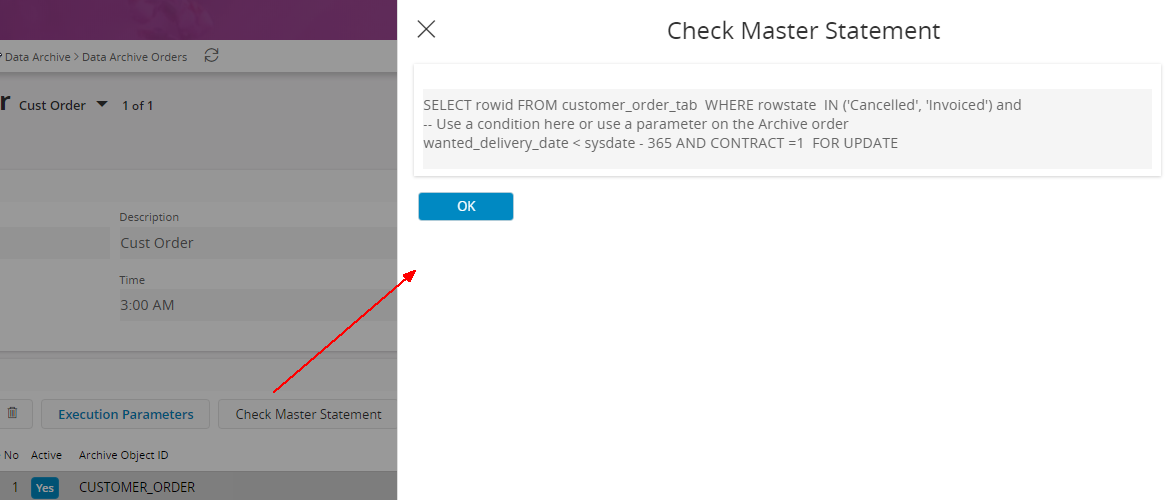 Data Archive Orders - Technical Documentation For IFS Cloud