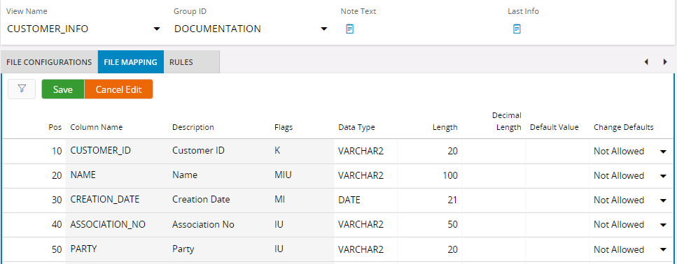Create Table from File - Technical Documentation For IFS Cloud