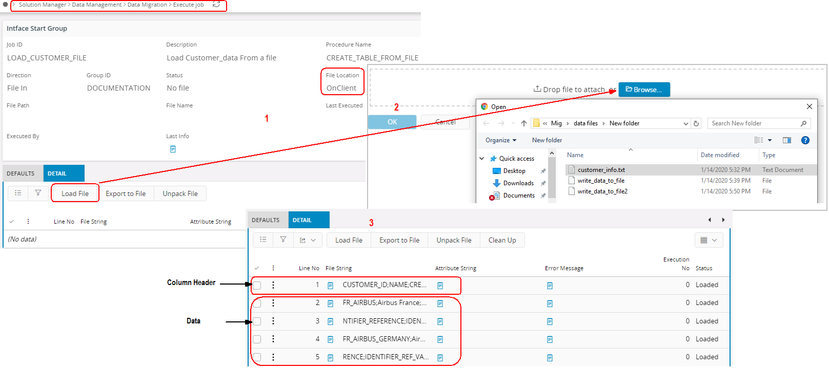 Create Table from File - Technical Documentation For IFS Cloud