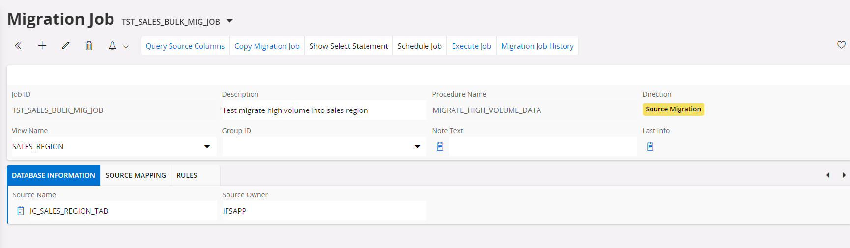 Source Migration - Technical Documentation For IFS Cloud