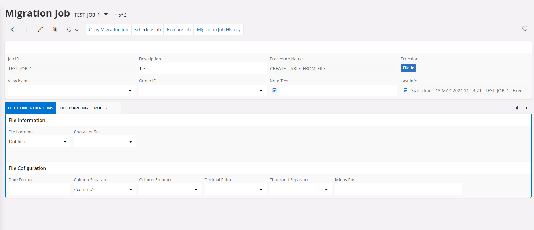 Migrate data into Custom Fields - Technical Documentation For IFS Cloud