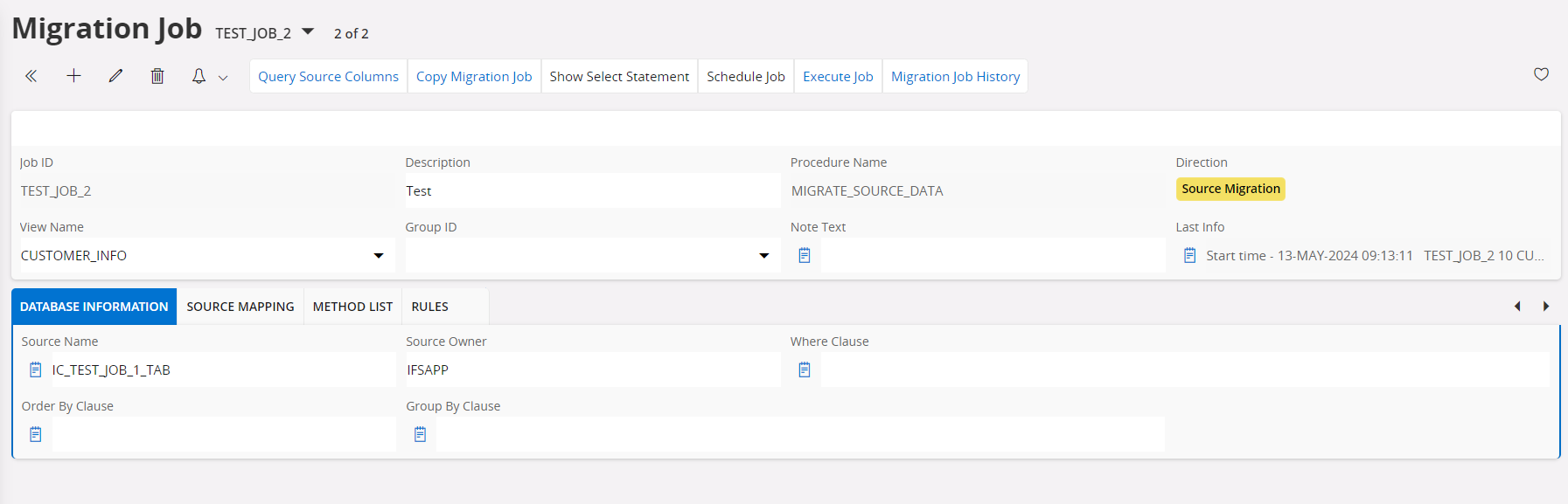 Migrate data into Custom Fields - Technical Documentation For IFS Cloud