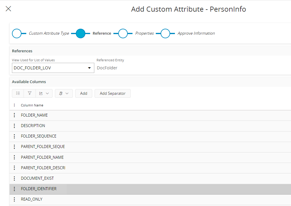 010 add edit persistent attribute - Technical Documentation For IFS Cloud