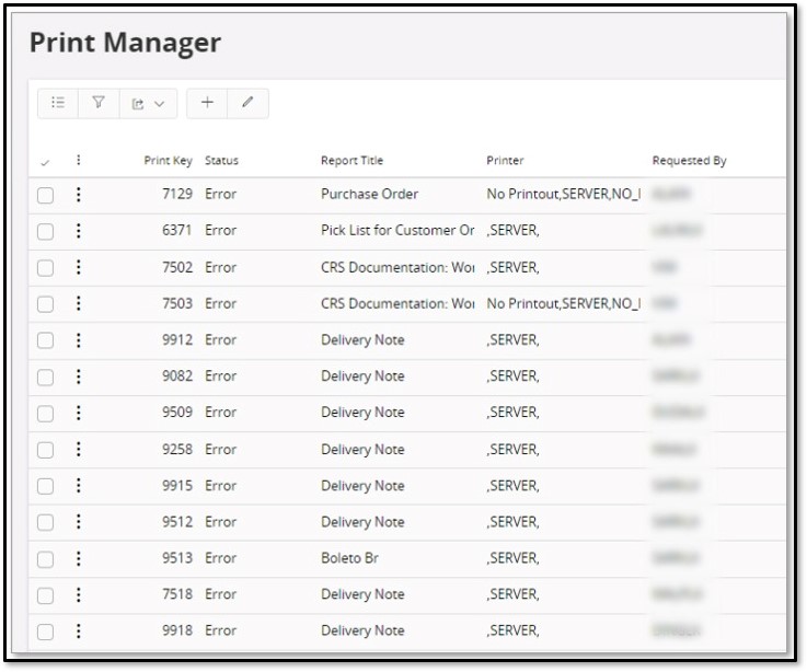 Print Jobs - Technical Documentation For IFS Cloud