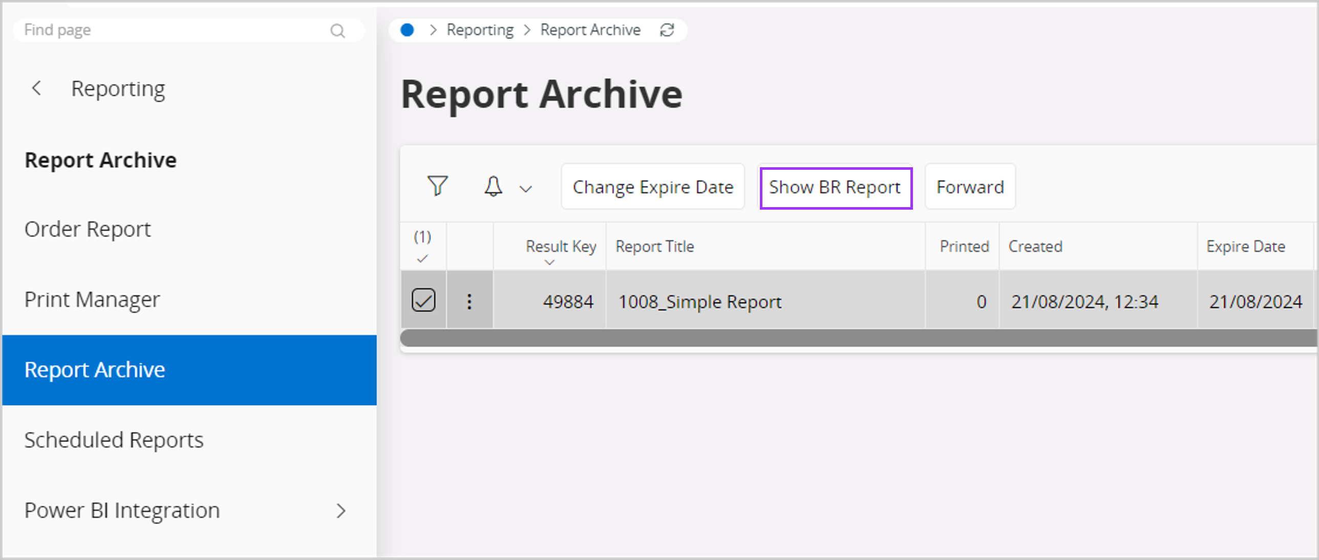 Order Report - Technical Documentation For IFS Cloud
