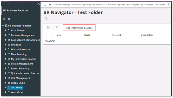 Setup BR Navigator - Technical Documentation For IFS Cloud