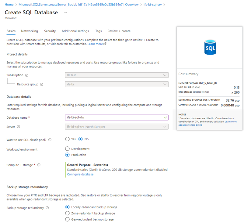 BI Infrastructure setup in Azure for Self Hosted BI (Scenario 3) - Technical Documentation For ...
