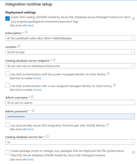 BI Infrastructure setup in Azure for Self Hosted BI (Scenario 3) - Technical Documentation For ...