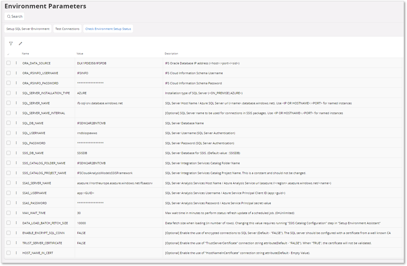 Connect Azure BI Infrastructure to IFS Cloud Remote - Technical Documentation For IFS Cloud
