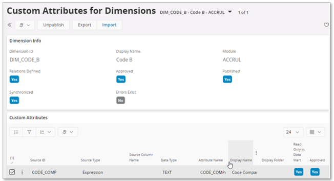 Analysis Models - Tabular : Custom Config - Add Cust Attr Example - Technical Documentation For ...