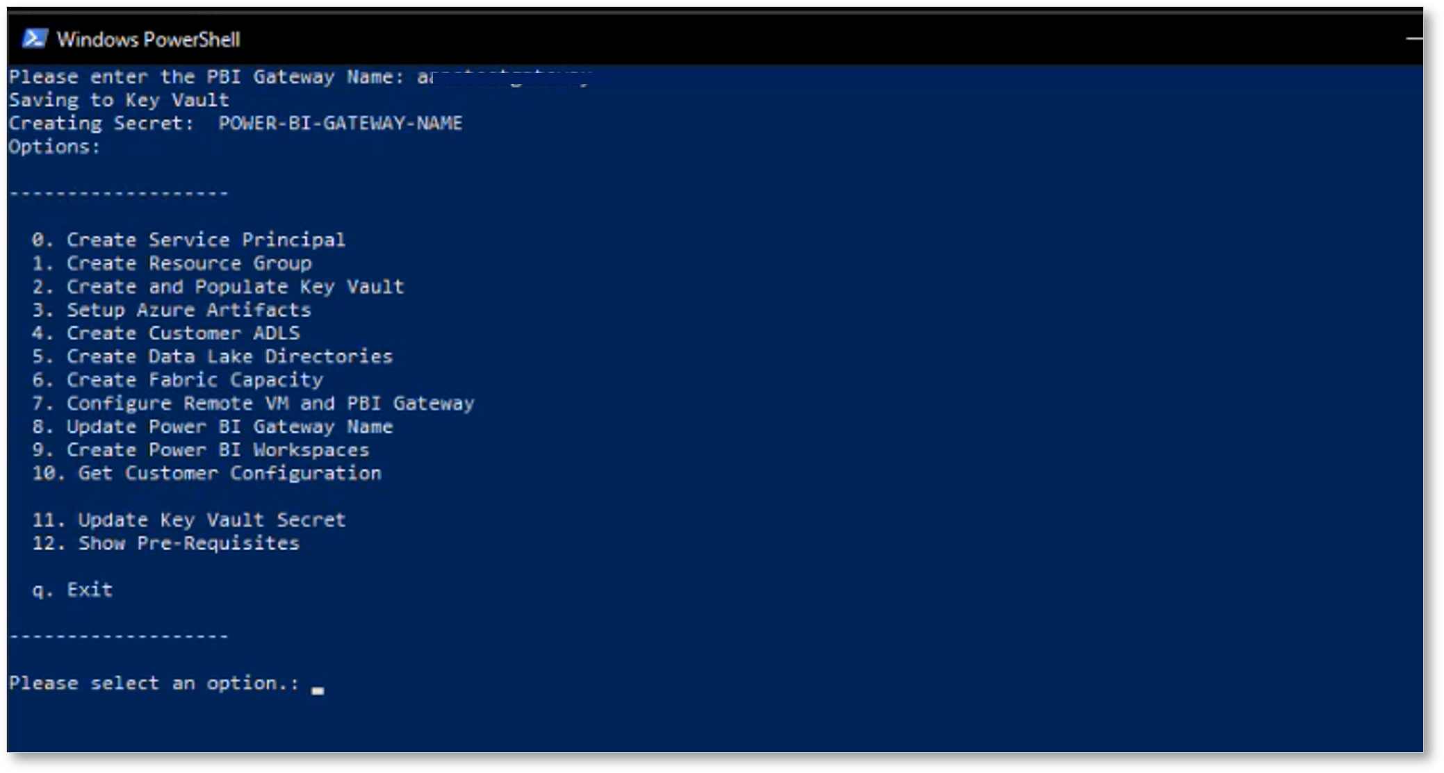 Update PBI Gateway Name - Technical Documentation For IFS Cloud