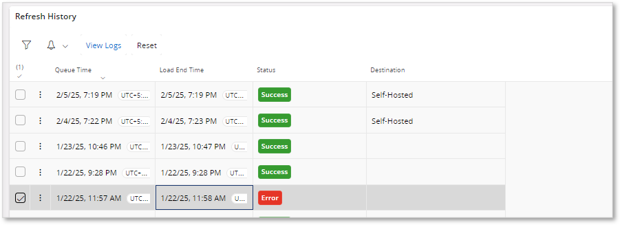 Parquet Data Source Load History - Technical Documentation For IFS Cloud