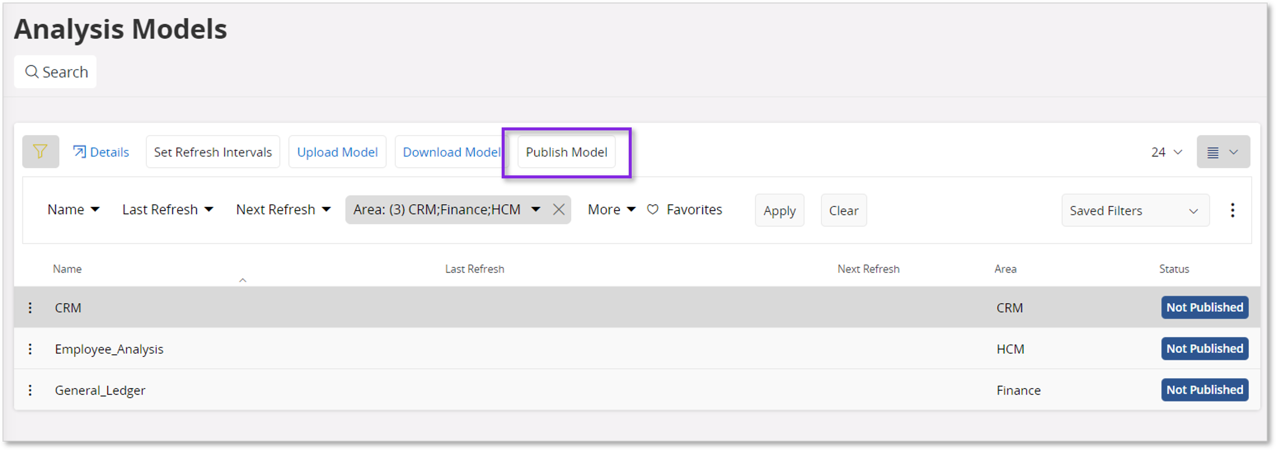 Publish to a Workspace - Technical Documentation For IFS Cloud