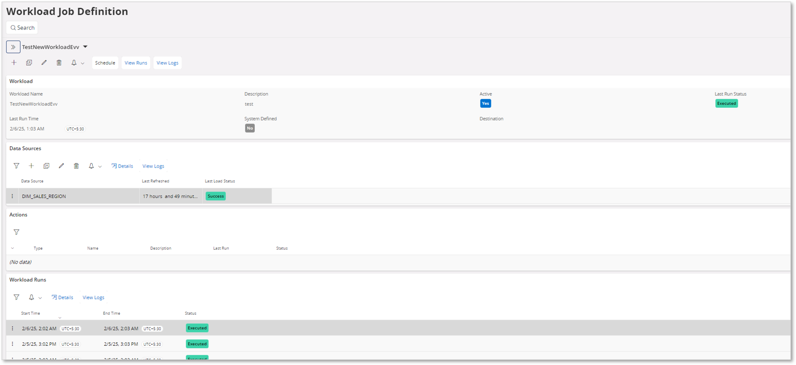 Create Workload Job Definitions Technical Documentation For Ifs Cloud