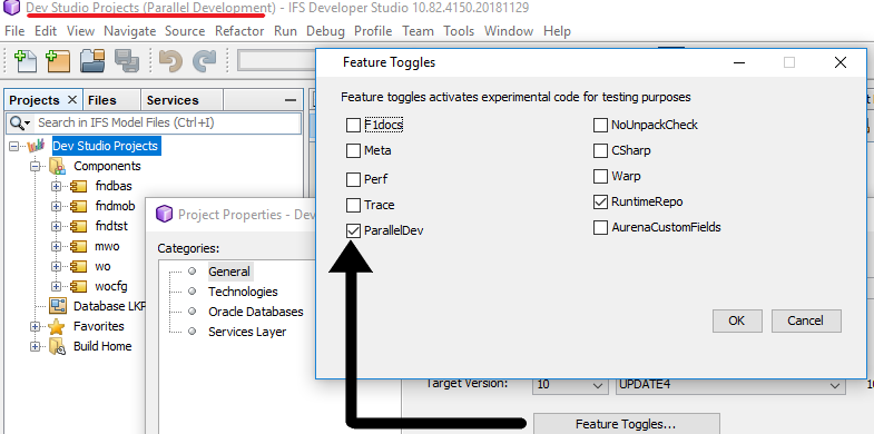Parallel Development - Technical Documentation For IFS Cloud