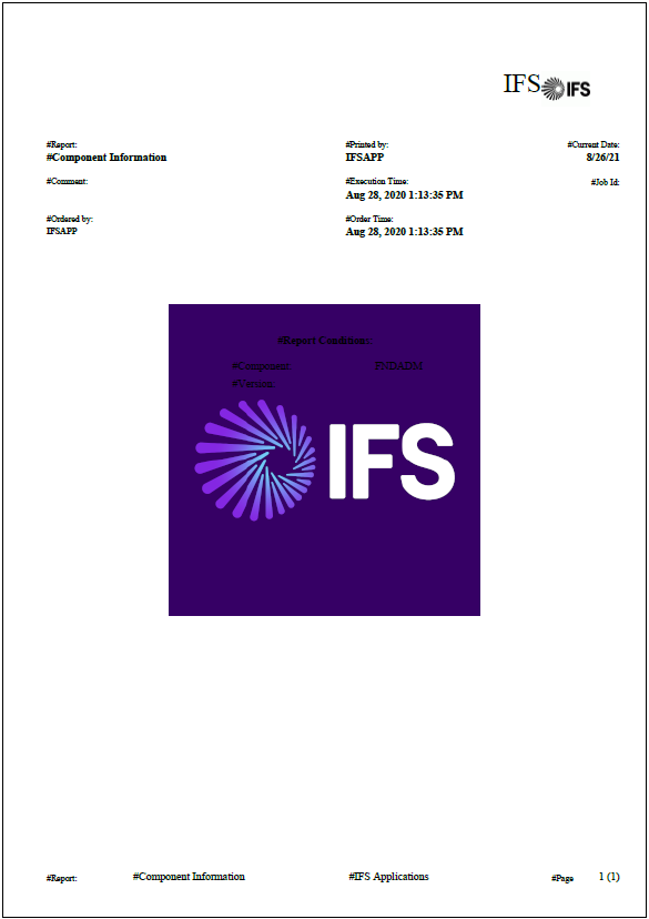 Watermarks - Technical Documentation For IFS Cloud