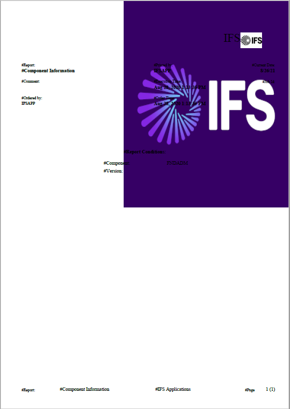 Watermarks - Technical Documentation For IFS Cloud
