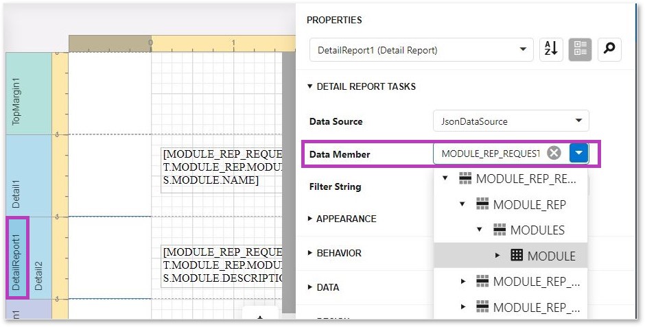 Master-Detail Reports - Technical Documentation For IFS Cloud