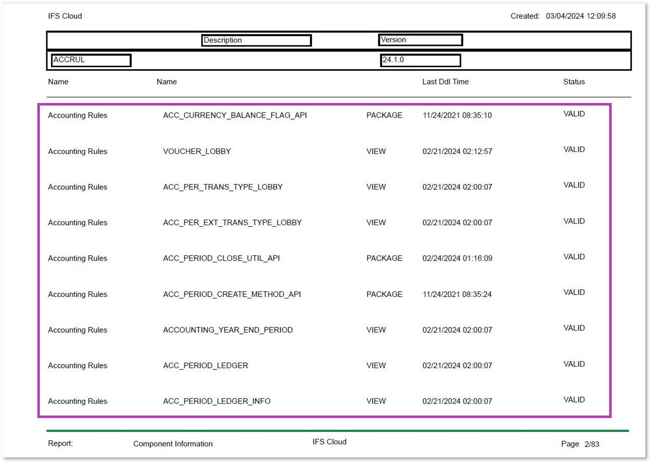 Master Detail Reports Technical Documentation For Ifs Cloud