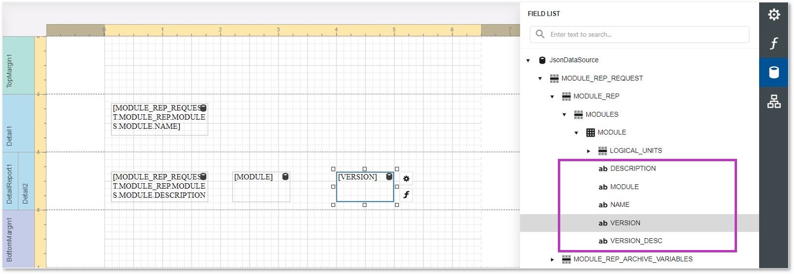 Master-Detail Reports - Technical Documentation For IFS Cloud