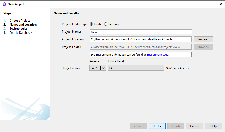 Setup Name, Location, and Target Version - Technical Documentation For ...