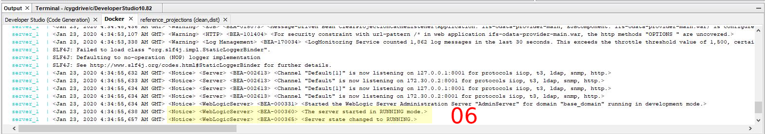 Developing projection java implementation using Docker - Technical Documentation For IFS Cloud