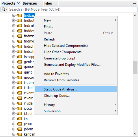 Static Code Analyzer - Technical Documentation For IFS Cloud