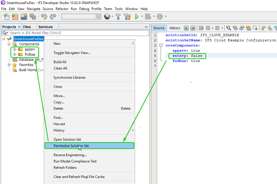 Working with Solution Sets - Technical Documentation For IFS Cloud