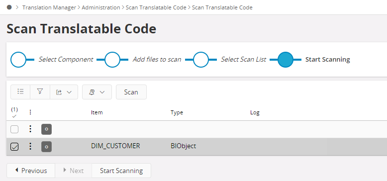 Scan Translatable Code - Technical Documentation For IFS Cloud