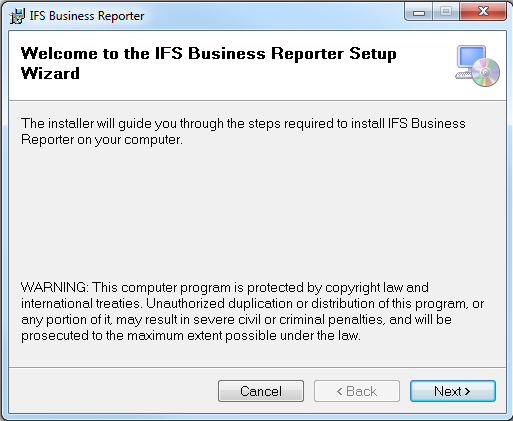 IFS Business Reporter Installation - Technical Documentation For IFS Cloud