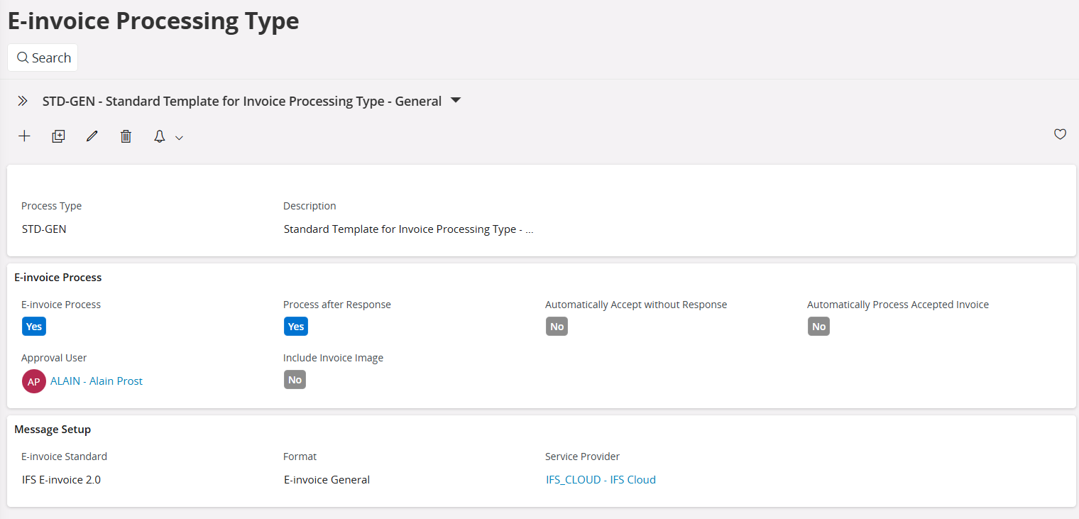 IFS Connect for Sending CTC E-invoices - Technical Documentation For ...