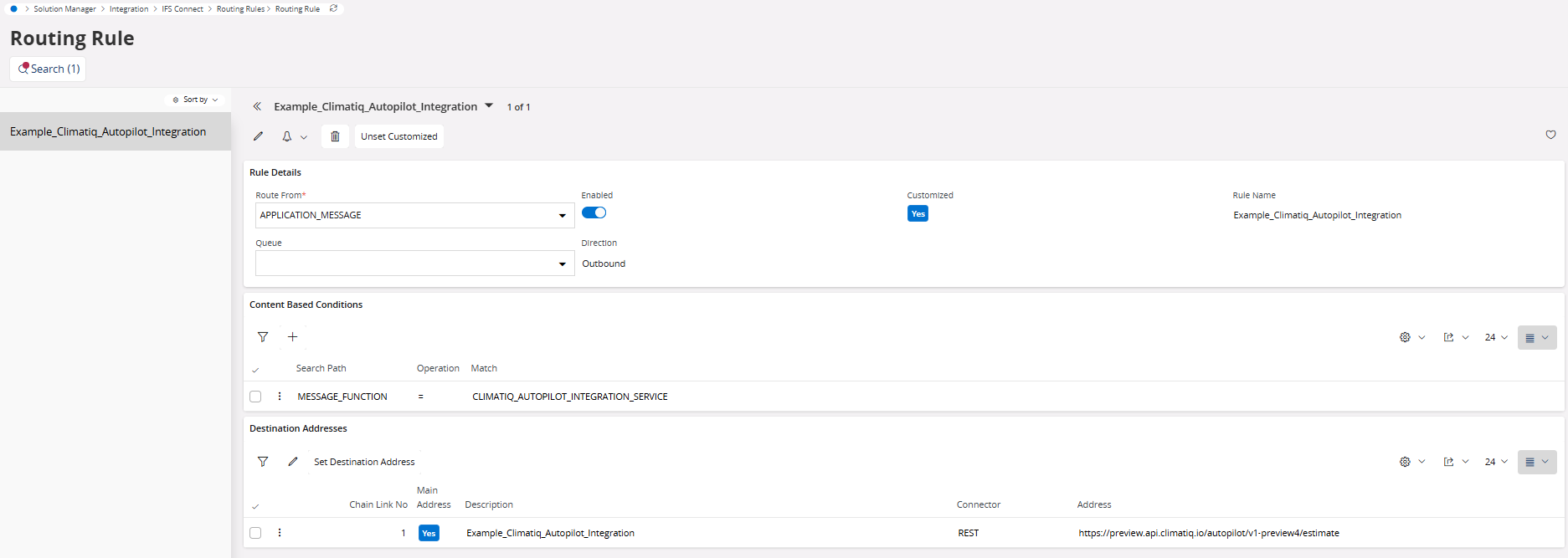 IFS Connect for Climatiq Autopilot Integration - Technical ...