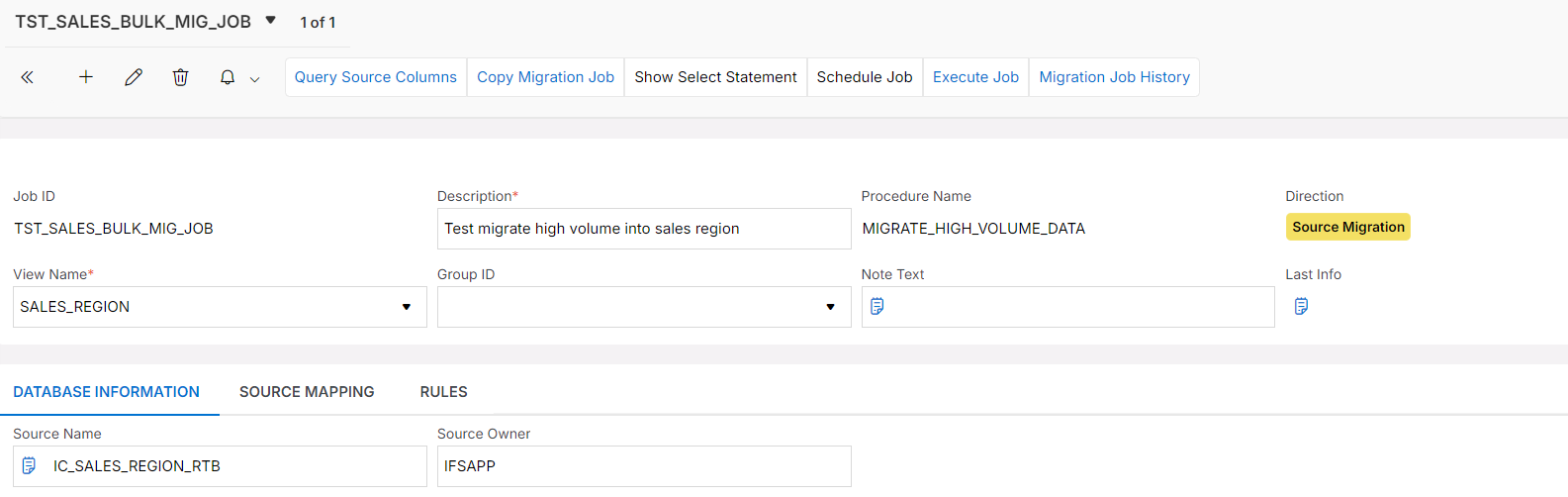Source Migration - Technical Documentation For IFS Cloud