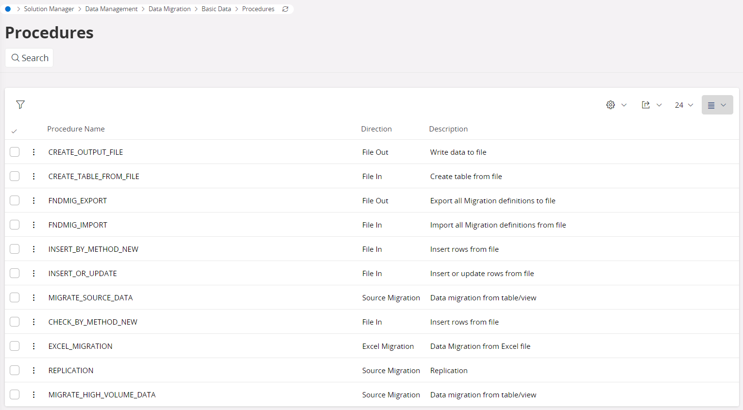 Data Migration Procedures - Technical Documentation For IFS Cloud