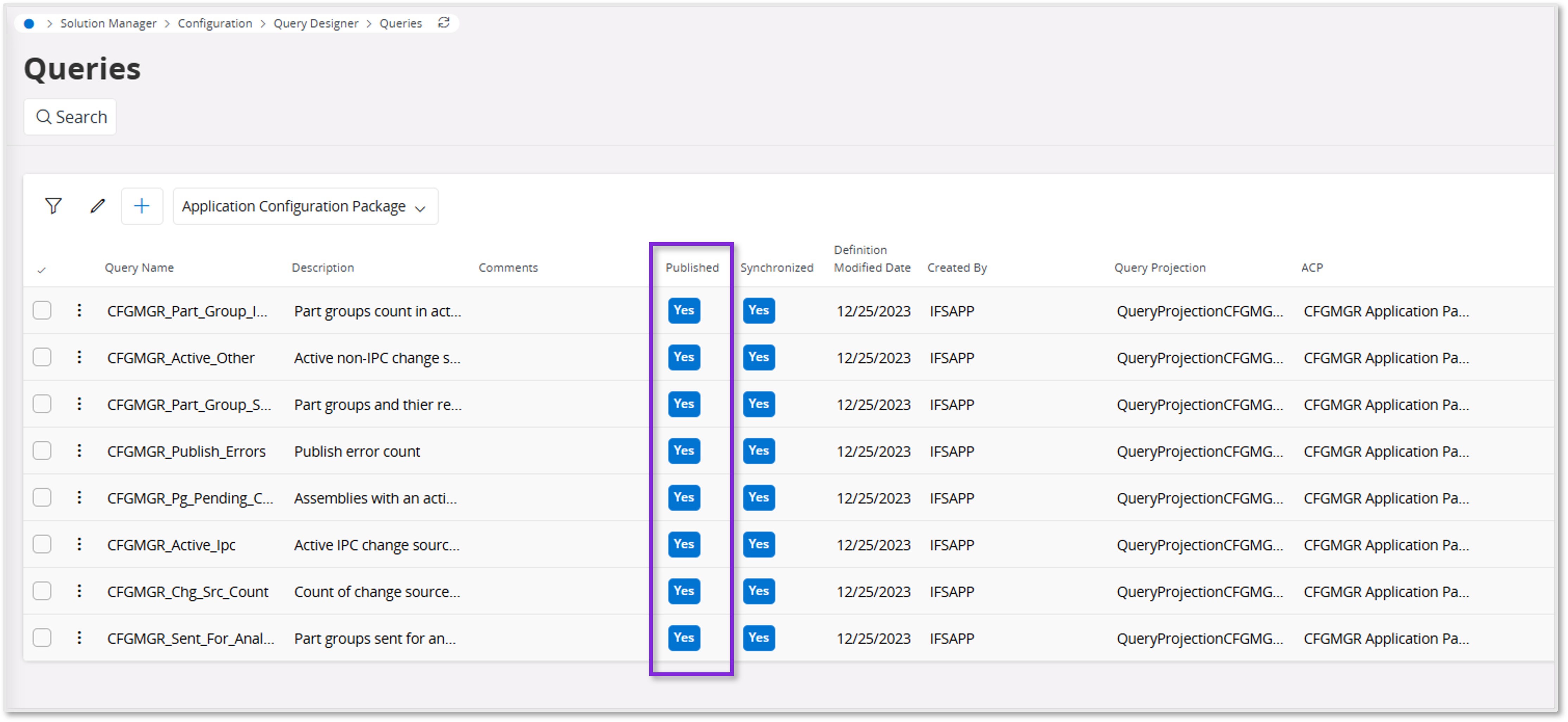Query Designer Quick Reports - Technical Documentation For IFS Cloud