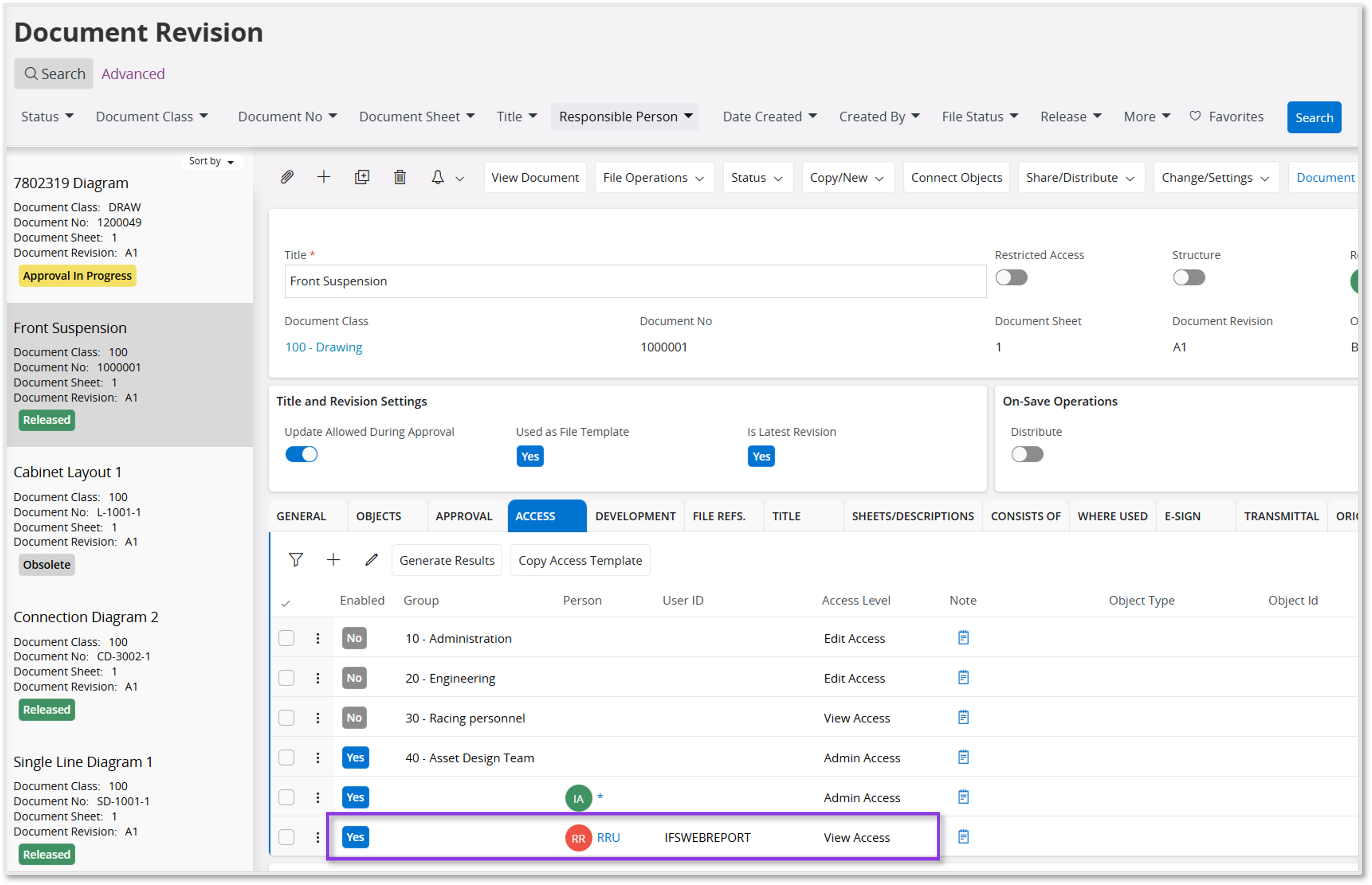 Report Rules - Technical Documentation For IFS Cloud