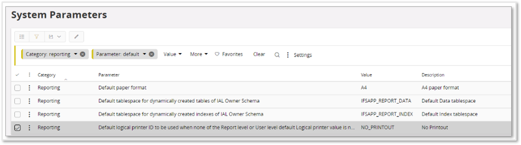 Logical Printers - Technical Documentation For IFS Cloud