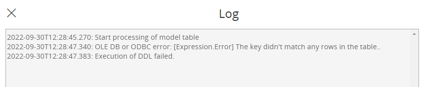 Analysis Models - Tabular : Model Processing - Technical Documentation ...