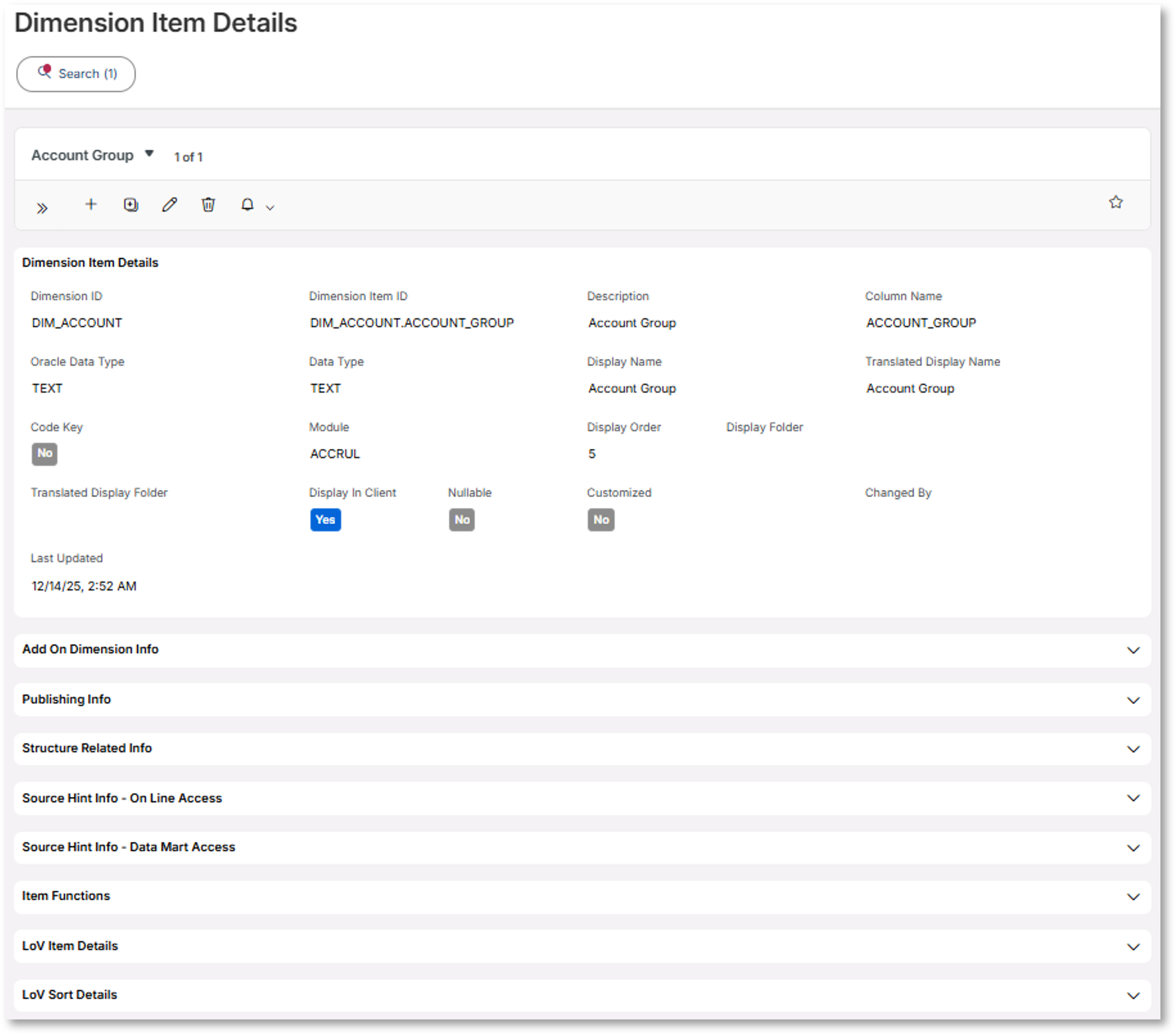 Configure Information Sources - Dimensions - Technical Documentation ...