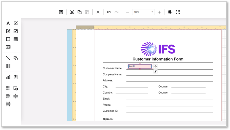 Static Forms - Technical Documentation For IFS Cloud