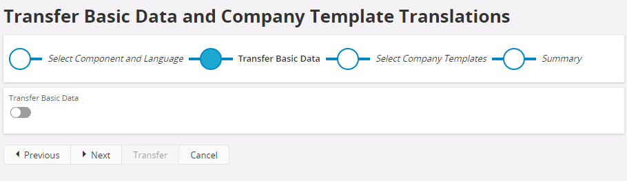 Transfer Basic Data and Company Template - Technical Documentation For ...