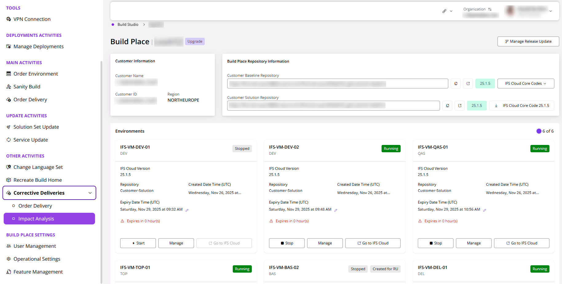 Ordering Corrective Deliveries - LE Documentation For IFS Cloud
