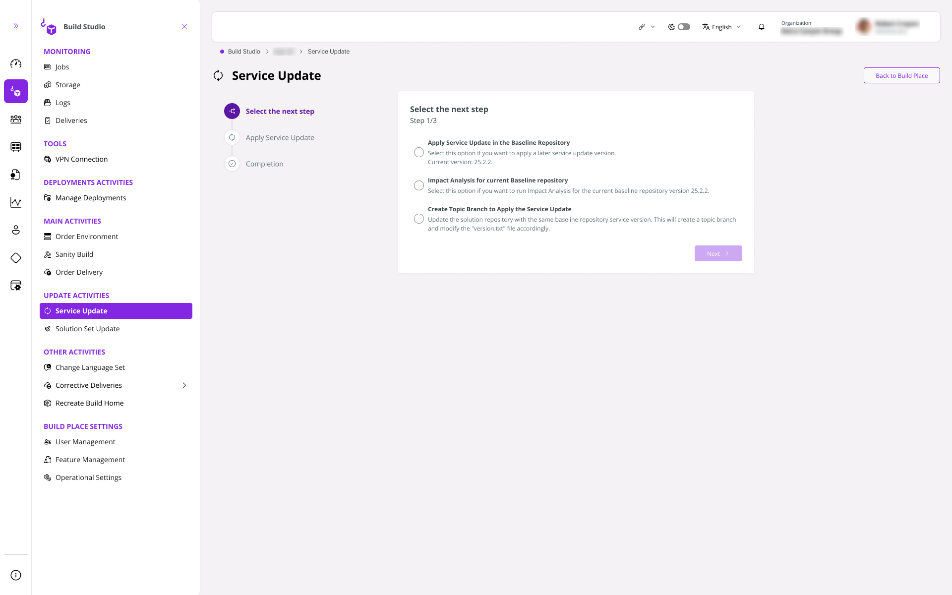 Service Update 22R2 and Beyond with customizations - LE Documentation ...