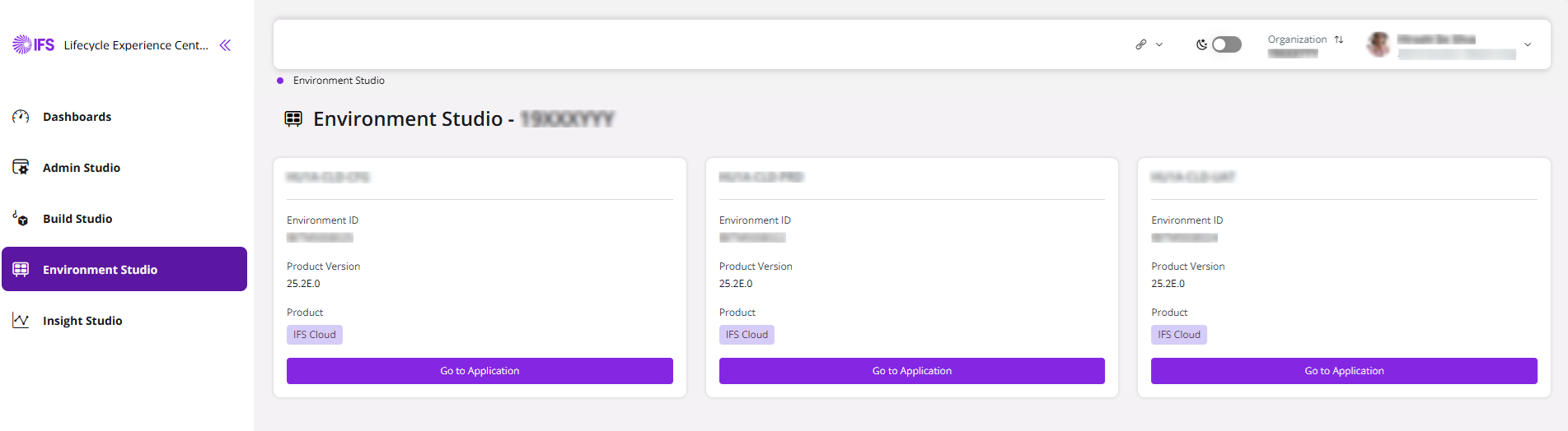 Environment Studio - LE Documentation For IFS Cloud