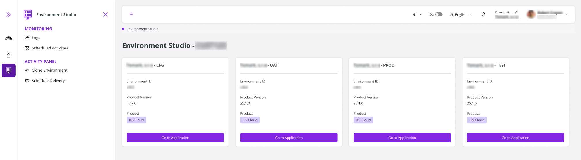 Environment Studio - LE Documentation For IFS Cloud