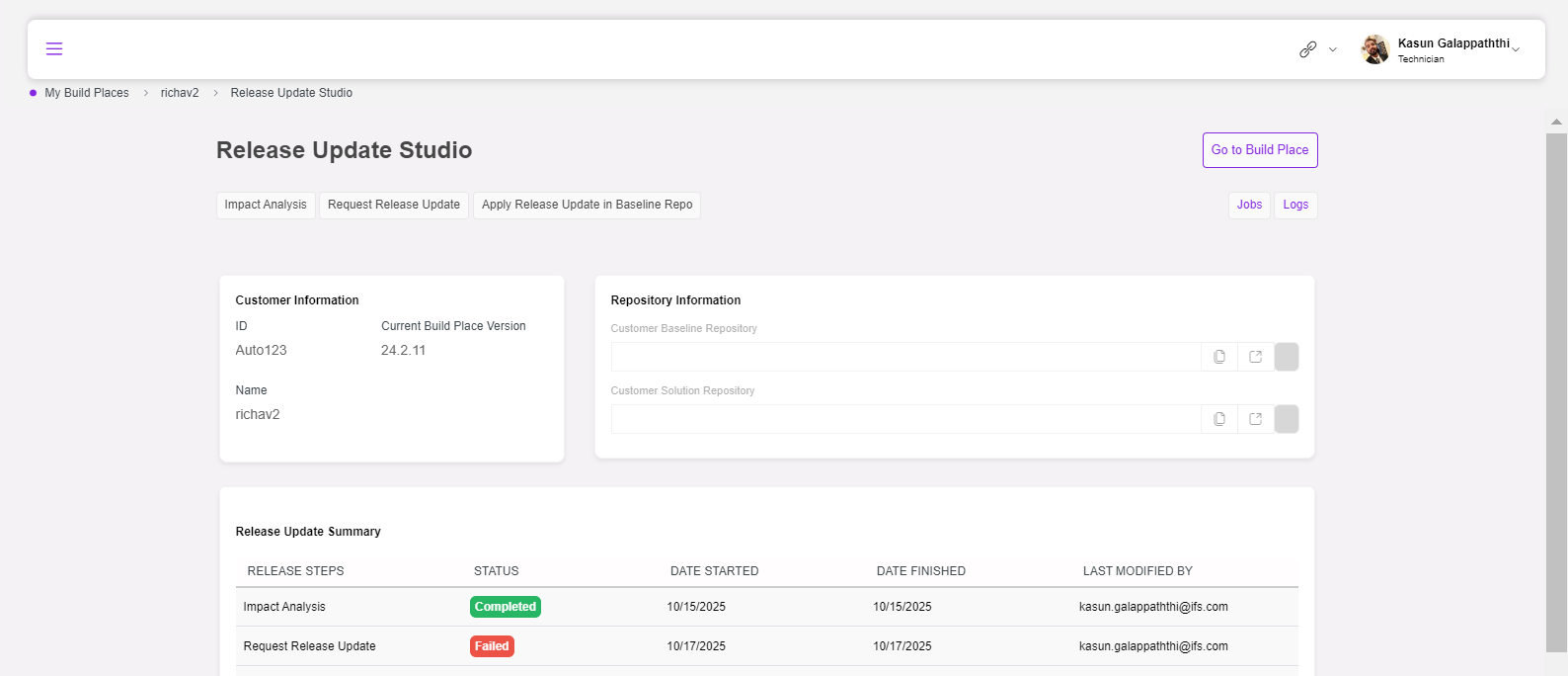 Check the status of the created Sales Quotation - LE Documentation For ...