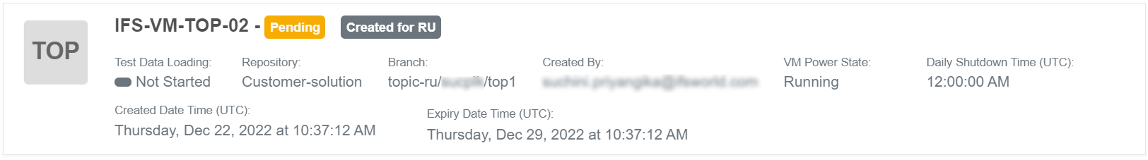 Order Topic Environments - ALE Documentation For IFS Cloud